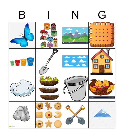 Singular / plural Bingo Card