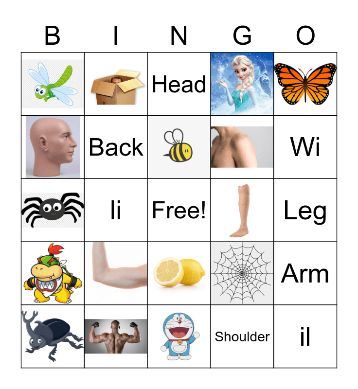 Lesson 13 Bingo Card