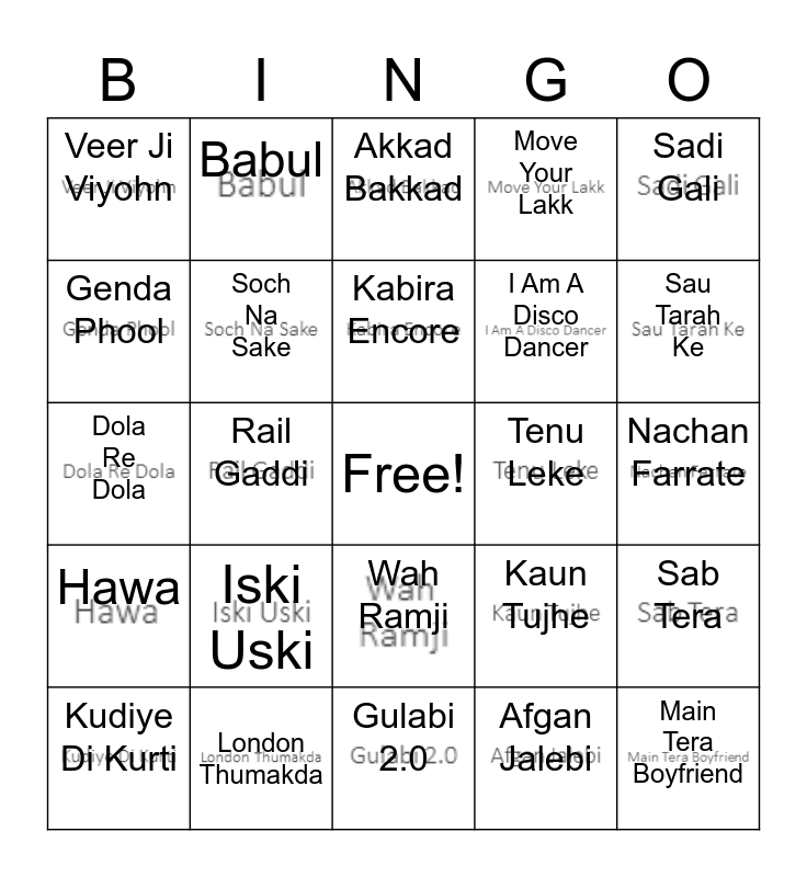 GitHub India Bingo Card