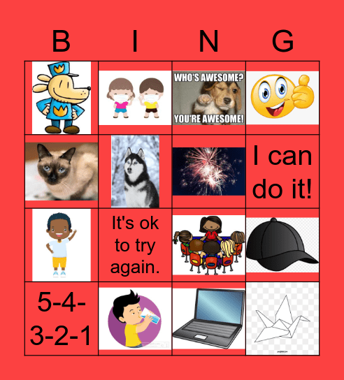 Start of School BING! (bingo) Bingo Card