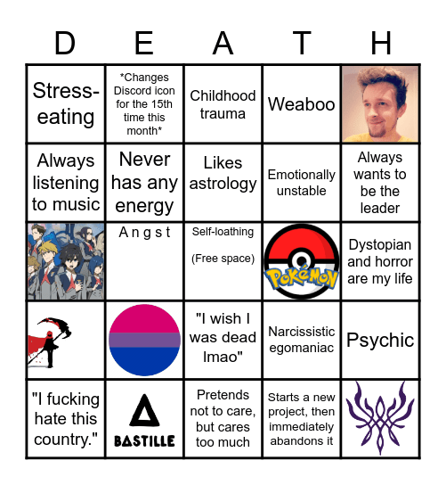 Dear Leader's Bingo Card