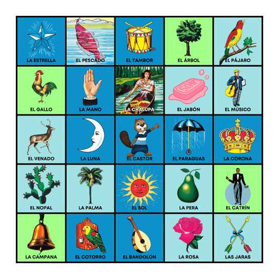 LOTERÍA HARMONY SCHOOL Bingo Card