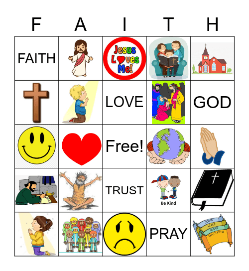 Faith Bingo Card