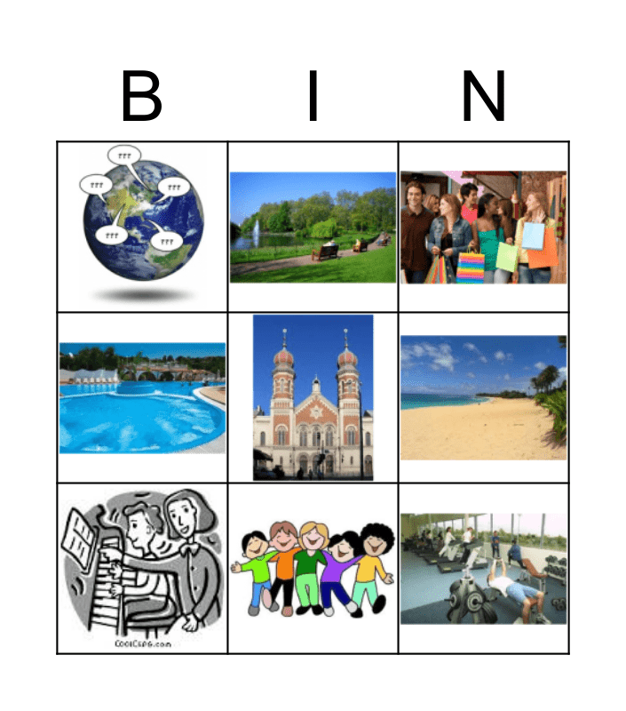 Realidades 1 4A Bingo Card