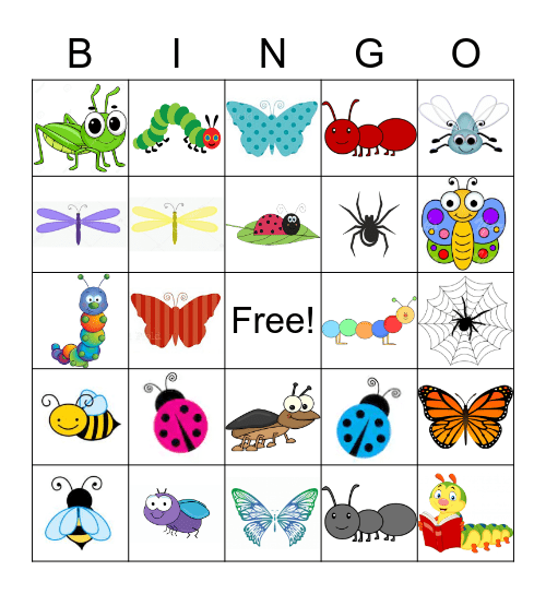 INSECTS Bingo Card