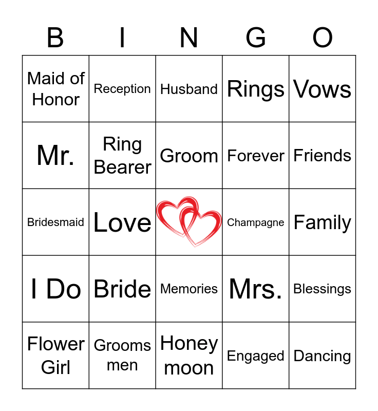 Engagement Bingo Card