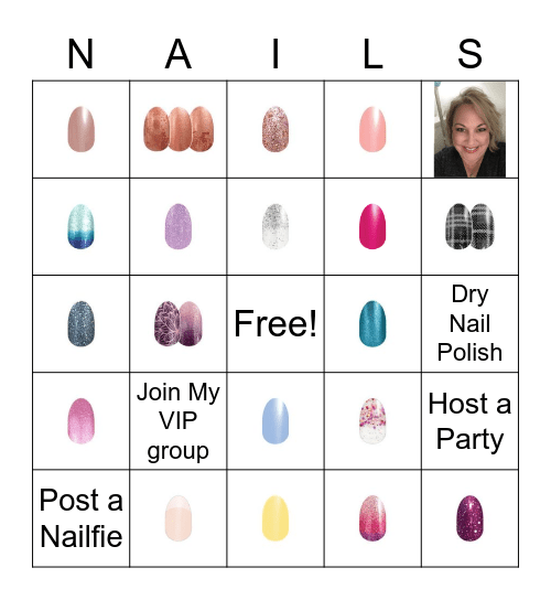 Nails Bingo Card