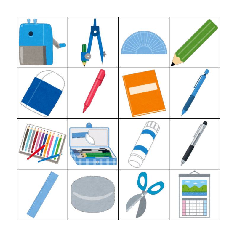 Let's Try 2 Unit 5 Bingo Card