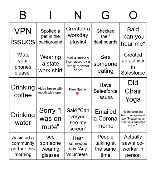 CPP Regional RTC Bingo Card