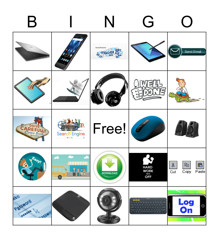 Technology Bingo Card