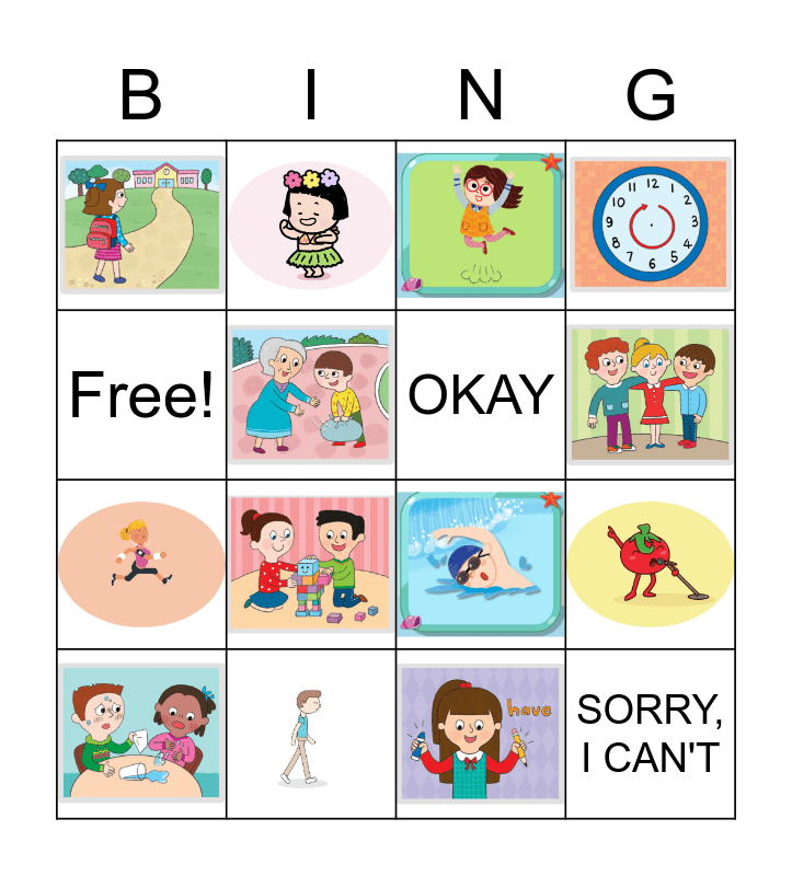 Let's Jump Bingo Card
