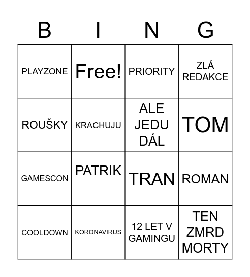 SkillBingo Card