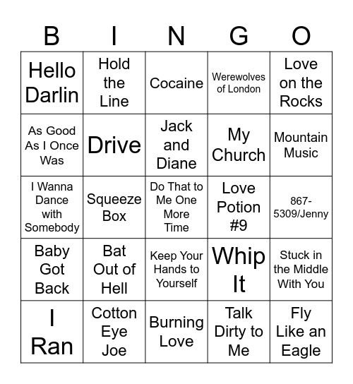 Bingo 8 Bingo Card