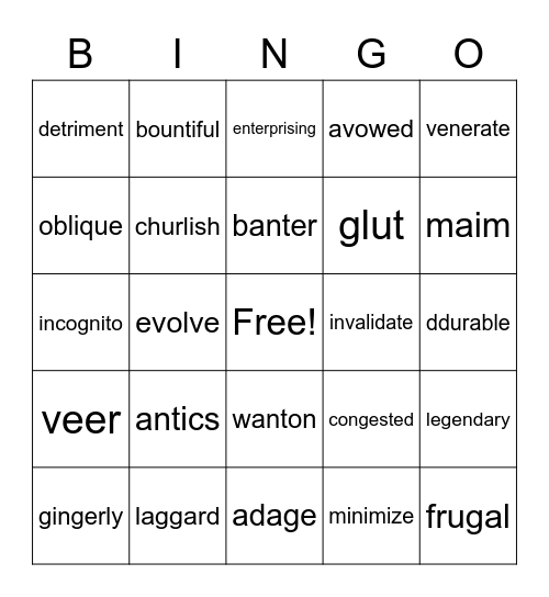 vocab-level-c-unit-2-bingo-card