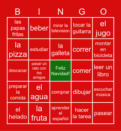 Me Gusta... Bingo Card