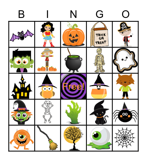 Happy Halloween! Bingo Card