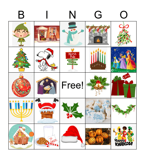 HOLIDAY BINGO Card
