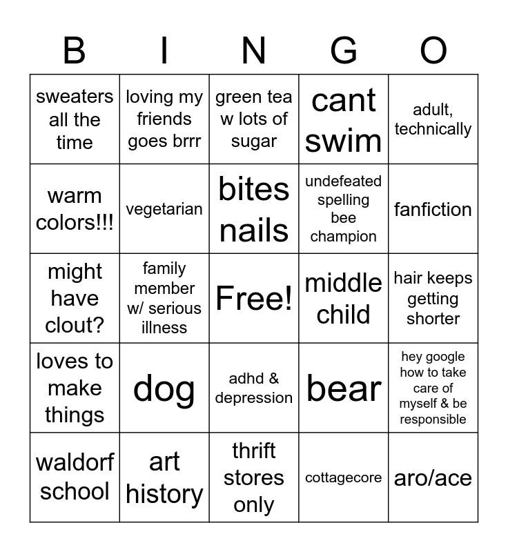 GENESIS KIN Bingo Card