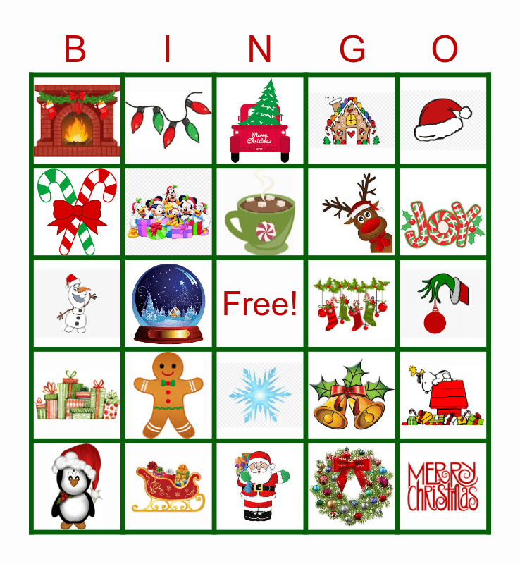🎅🎄CHRISTMAS🎄🎅 Bingo Card