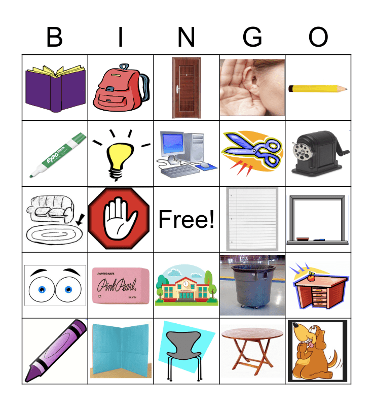 La Escuela Bingo Card