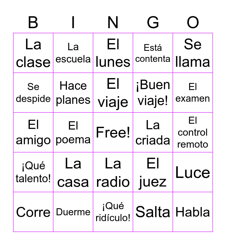 6th Grade Review Bingo Card 6th Grade Review Bingo Card