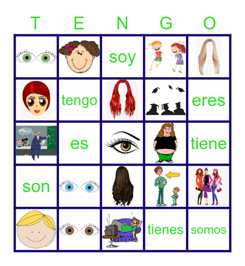 Adjetivos de la personalidad Bingo Card🤝 Descubra toda a emoção e ...