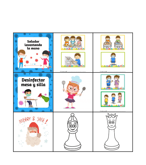 Colors Everywhere Bingo Card