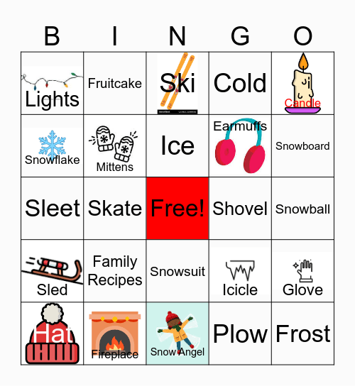Festive Frivolity Bingo! Bingo Card