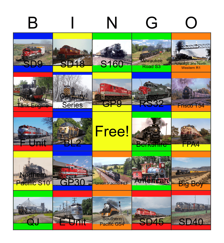 Nebraska Bingo Card