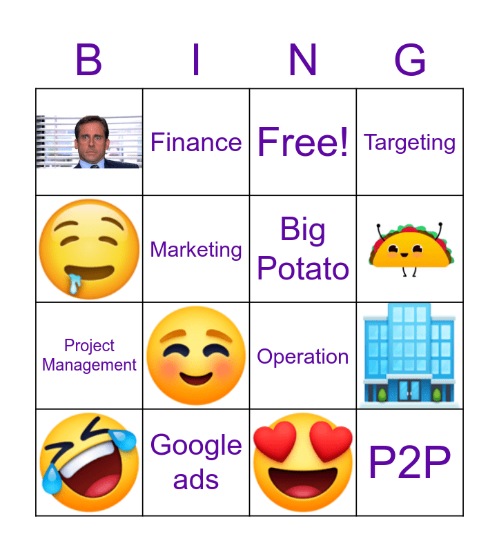 Proper Bingo Card