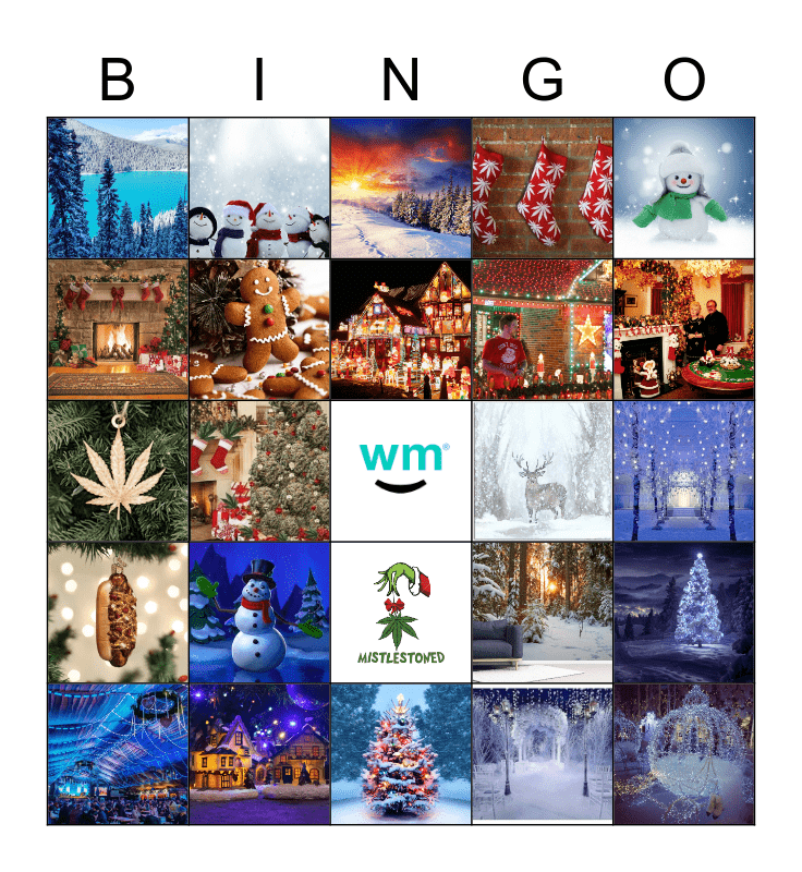 Winter Wonderland Bingo Card