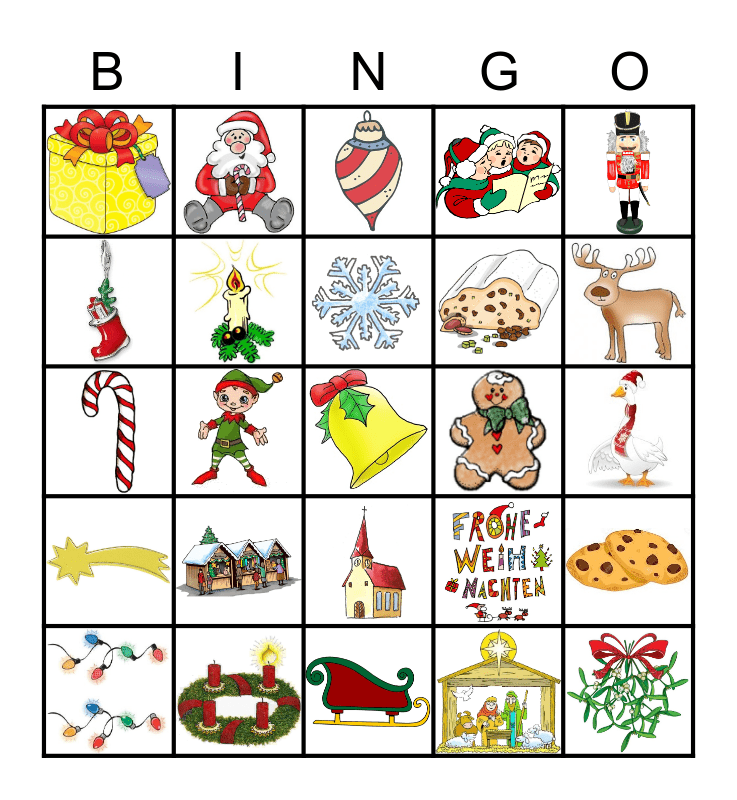 Es weihnachtet! Bingo Card