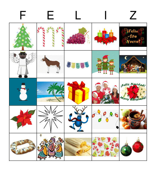 NAVIDAD Bingo Card
