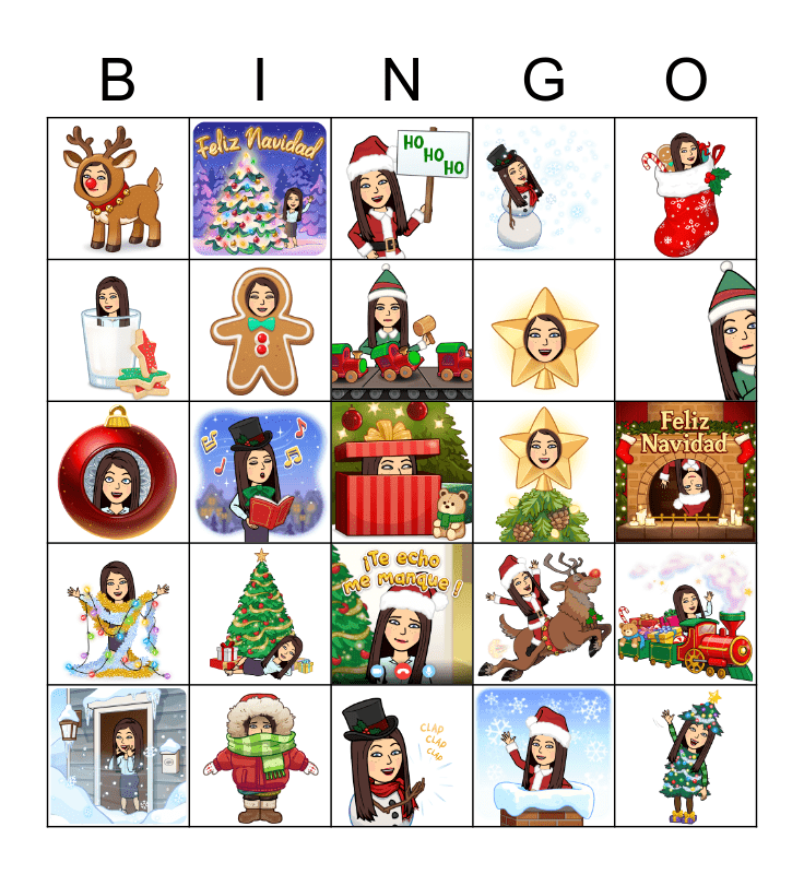 La Navidad Bingo Card
