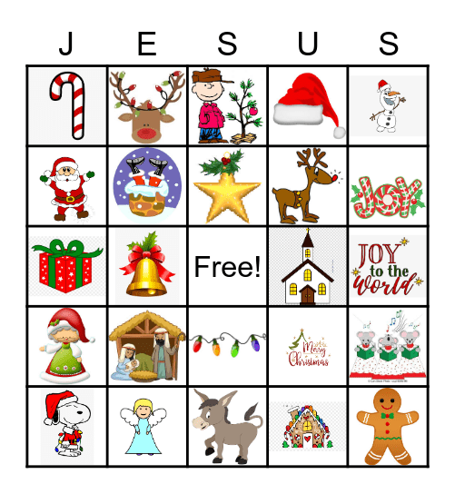 HAPPY BIRTHDAY BABY JESUS! Bingo Card