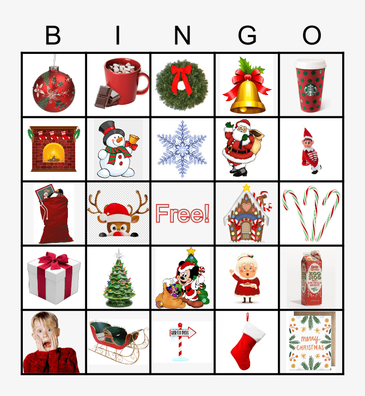 Christmas Bingo 2020 Bingo Card