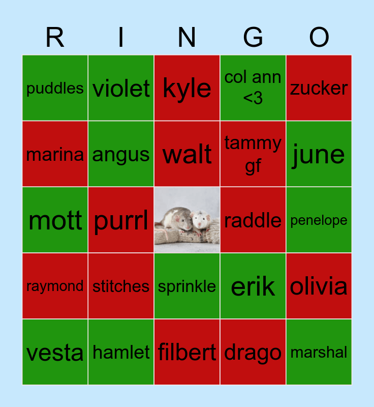 ringo babyyyyyy Bingo Card