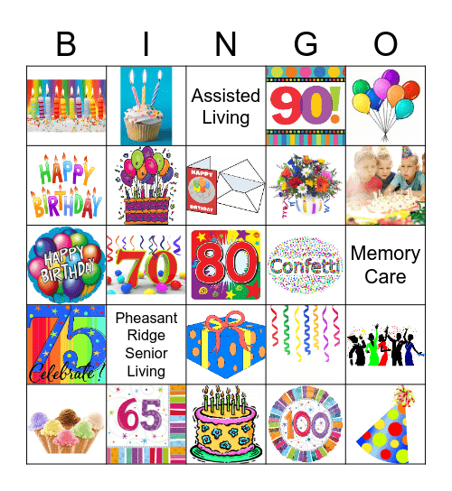 HAPPY BIRTHDAY Bingo Card