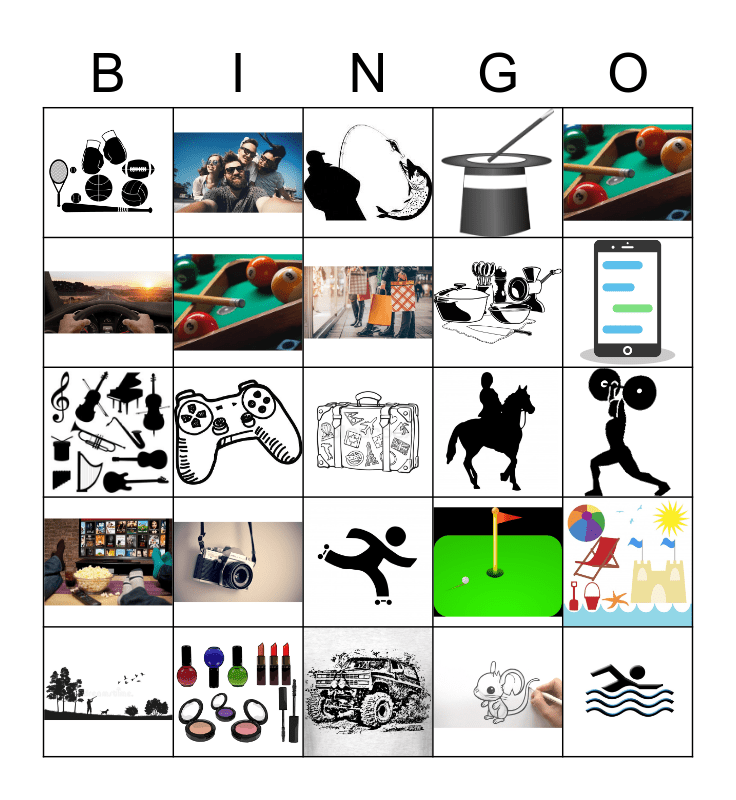 Pasatiempos Bingo Card