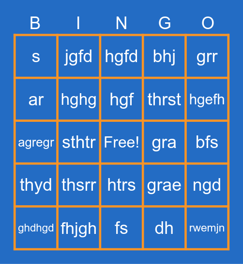 MAV Bingo! Bingo Card