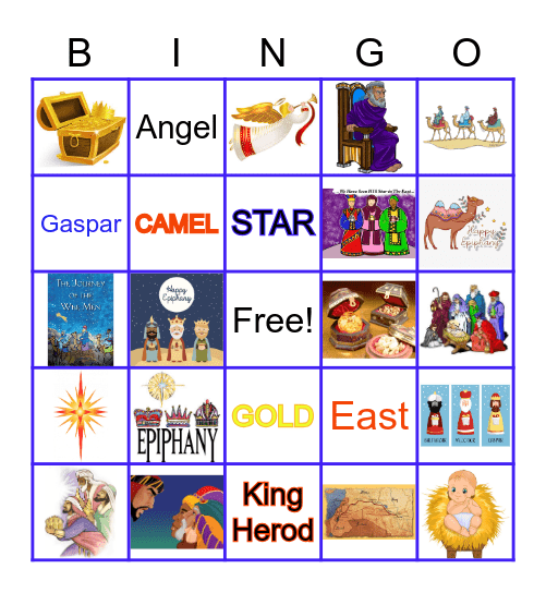 The Epiphany Bingo Card
