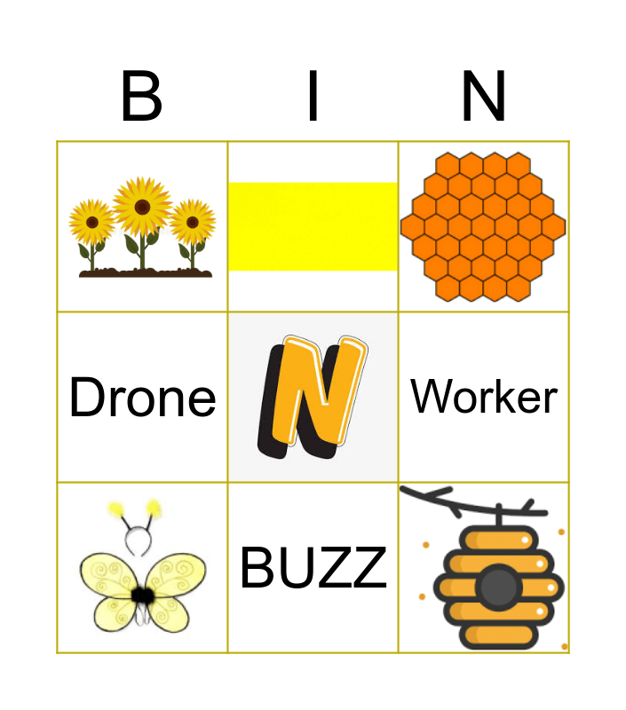 ~BEES~ Bingo Card