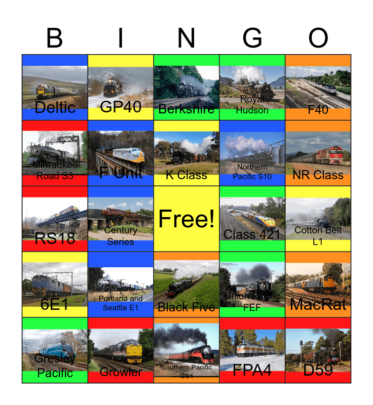 Montana Bingo Card