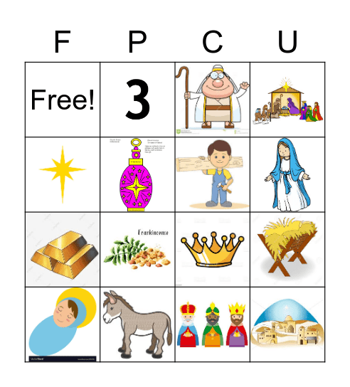 EPIPHANY BINGO Card