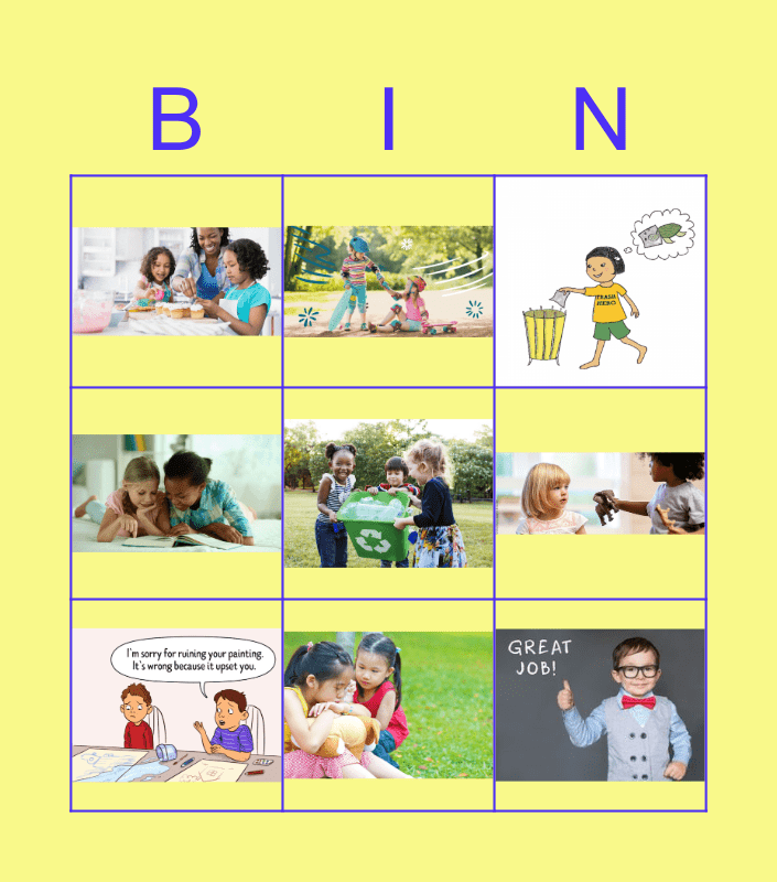 Brother's and Sister's Keeper (pictures) Bingo Card