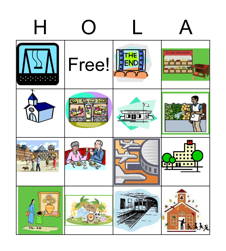 LA CIUDAD Bingo Card