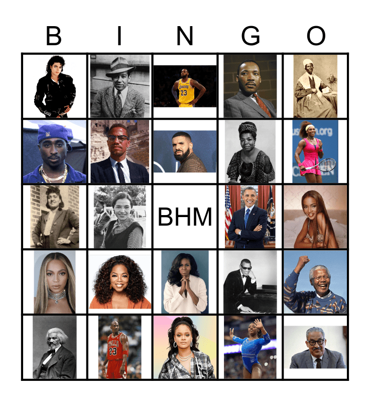 BHM BINGO Card