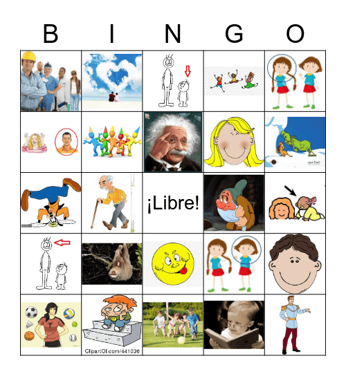 Las Descripciones Bingo Card