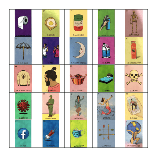 LOTERIA NIGHT Bingo Card