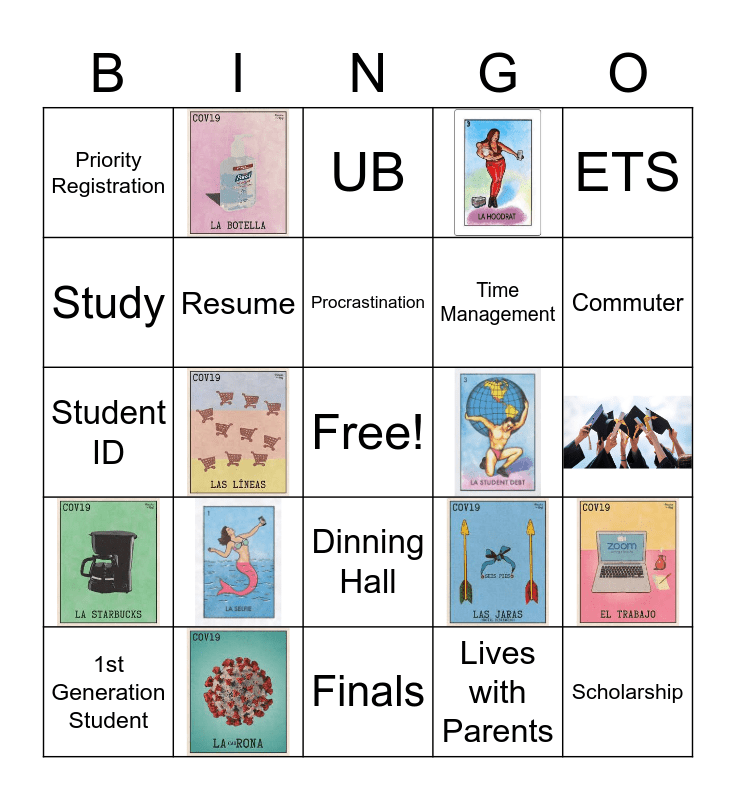 TRiO Trivia Example Bingo Card